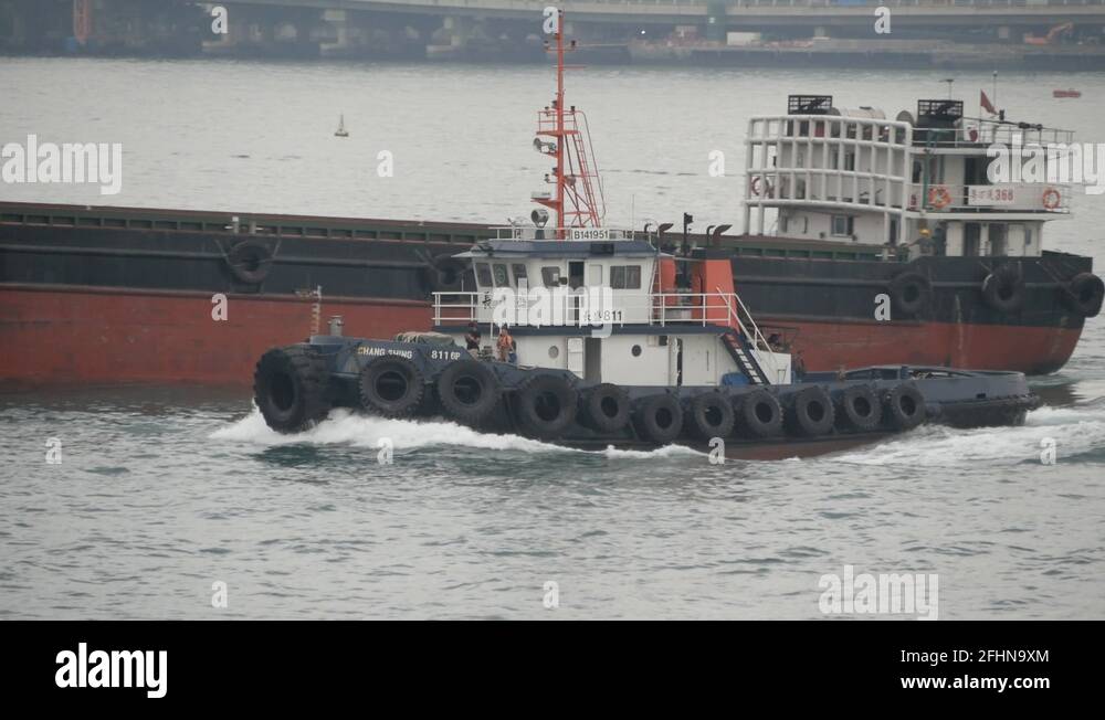 Tug boat victoria harbour hong Stock Videos & Footage - HD and 4K Video ...