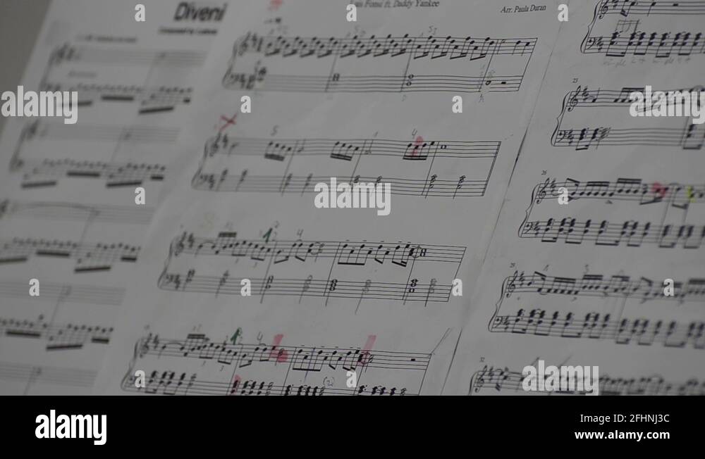 Music sheets Stock Videos & Footage - HD and 4K Video Clips - Alamy