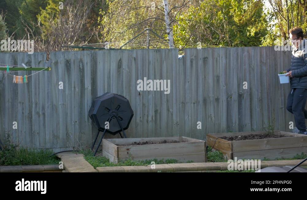 Kitchen waste in a compost bin Stock Videos & Footage - HD and 4K Video ...