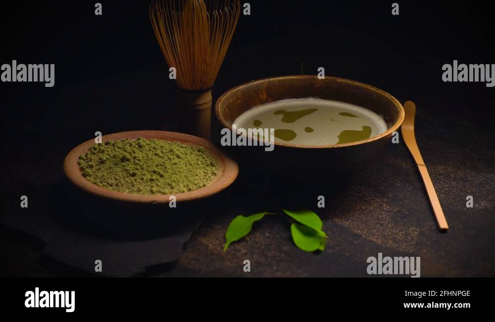 Matcha powder leaves Stock Videos & Footage - HD and 4K Video Clips - Alamy
