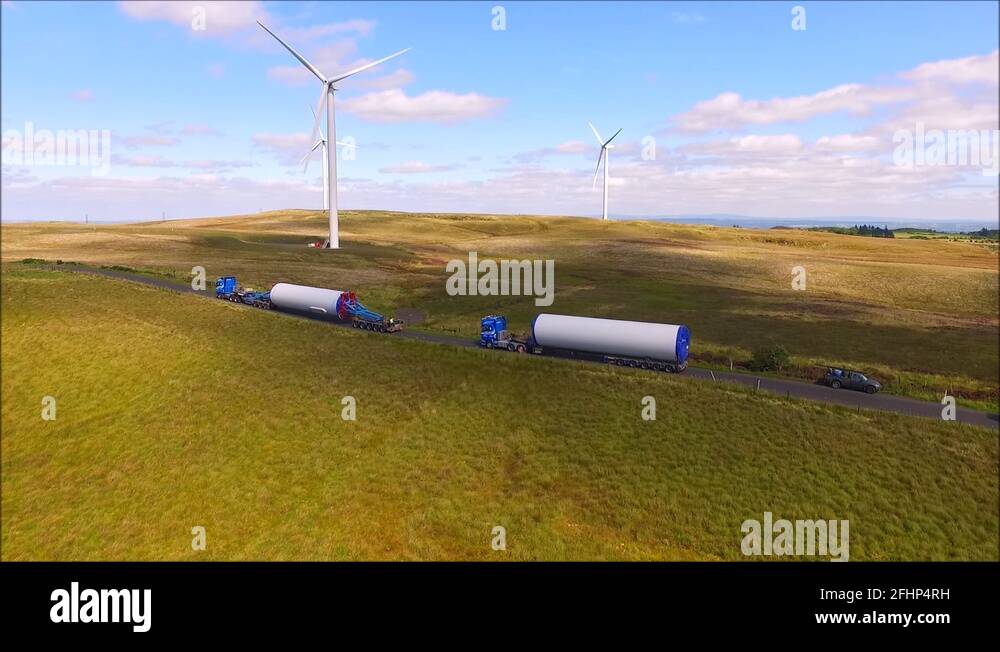Wind turbine transport Stock Videos & Footage - HD and 4K Video Clips ...