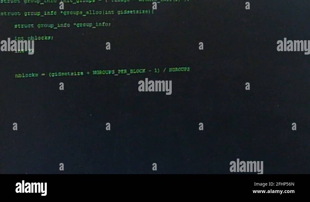 Hacker Typing Code On The Screen Stock Video Footage Alamy
