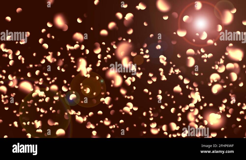 Golden particles motion background. Animation particles. Perfect as a ...