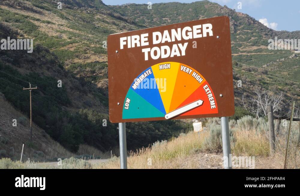 Fire danger today sign Stock Videos & Footage - HD and 4K Video Clips ...