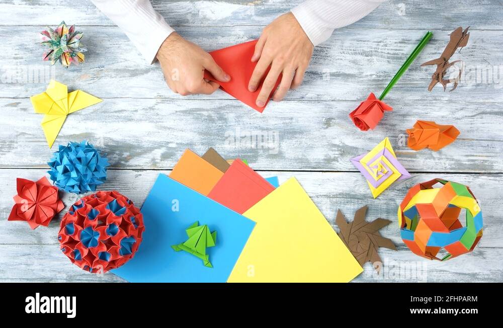 Origami figure Stock Videos & Footage - HD and 4K Video Clips - Alamy