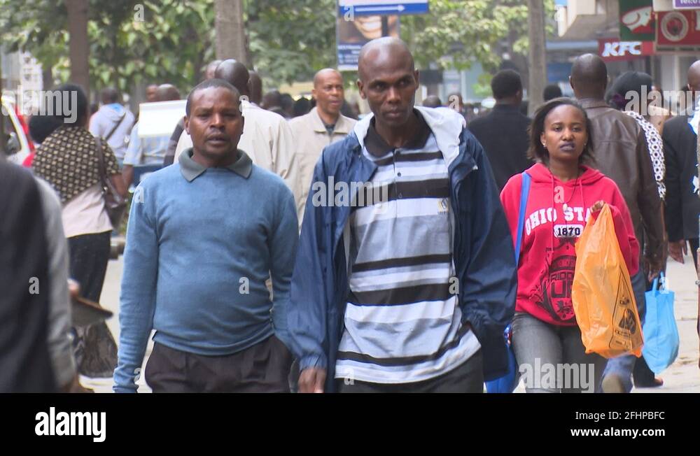 Crowded Modern Streets Of Nairobi, Kenya Stock Video Footage - Alamy