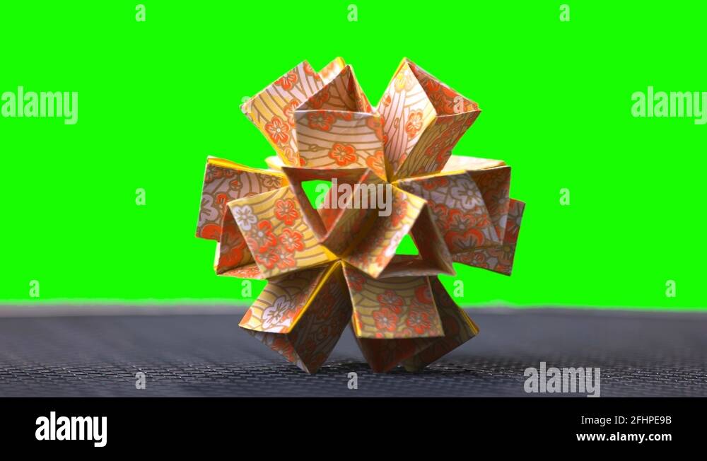 Origami kusudama flower Stock Videos & Footage - HD and 4K Video Clips ...