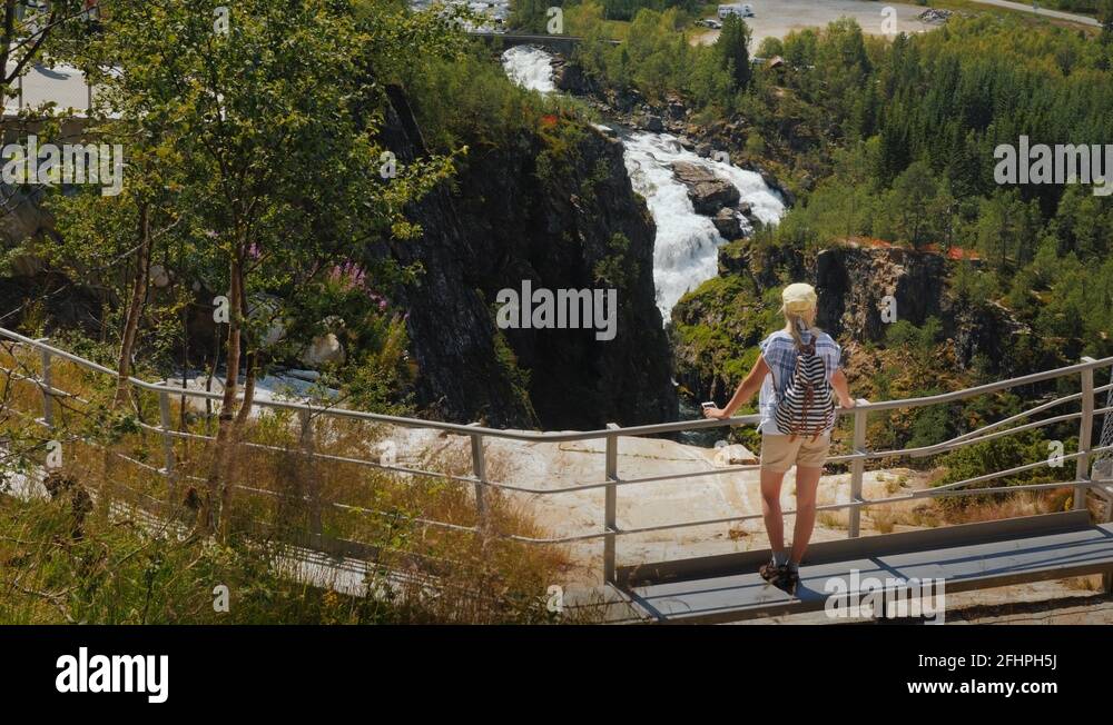 Voringsfossen is a waterfall in norway Stock Videos & Footage - HD and ...