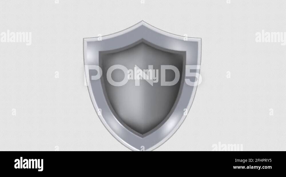 Animation of shield and swords appearance with alpha channel Stock ...