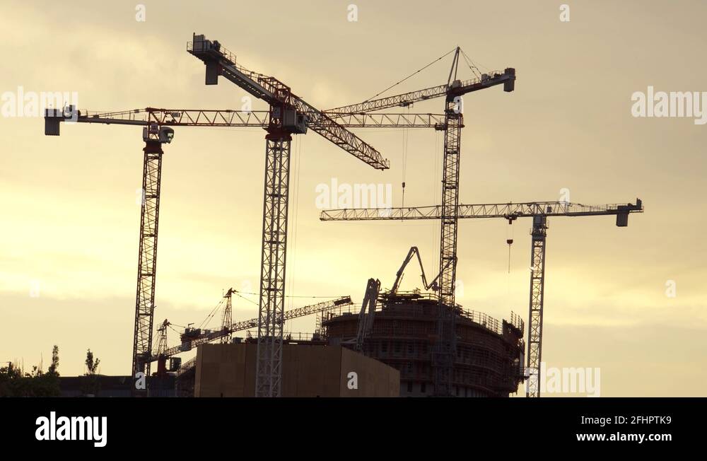 On tower crane platform construction Stock Videos & Footage - HD and 4K ...