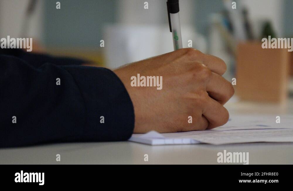 Executive writing during business meeting Stock Videos & Footage - HD ...