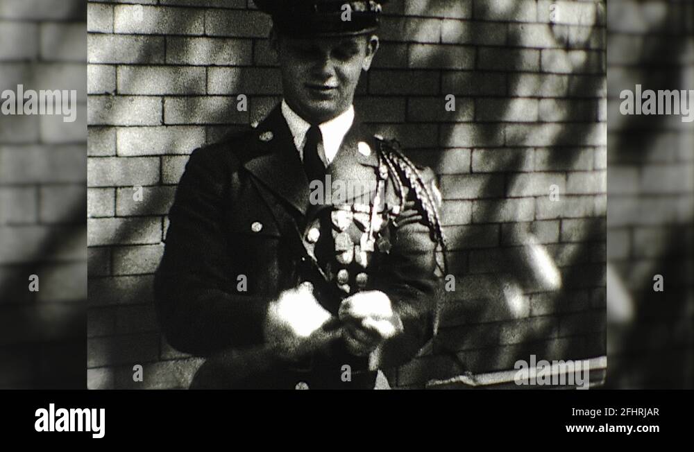 1940s Proud SOLDIER Twirls Baton US Army Military WW2 Vintage Film Home ...