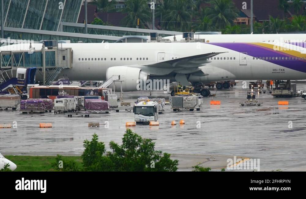 ATR-72-600 is at the airport Stock Video Footage - Alamy