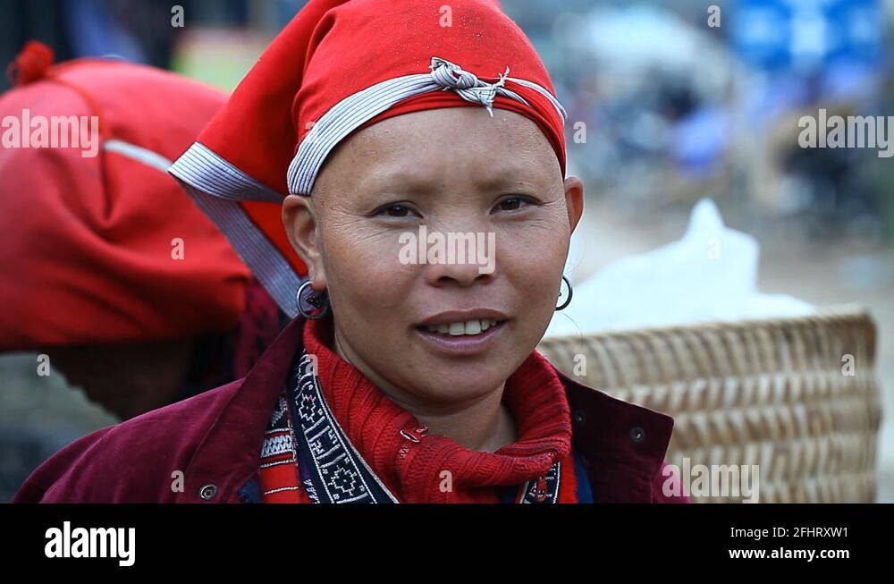Red dao tribe in sapa vietnam Stock Videos & Footage - HD and 4K Video ...