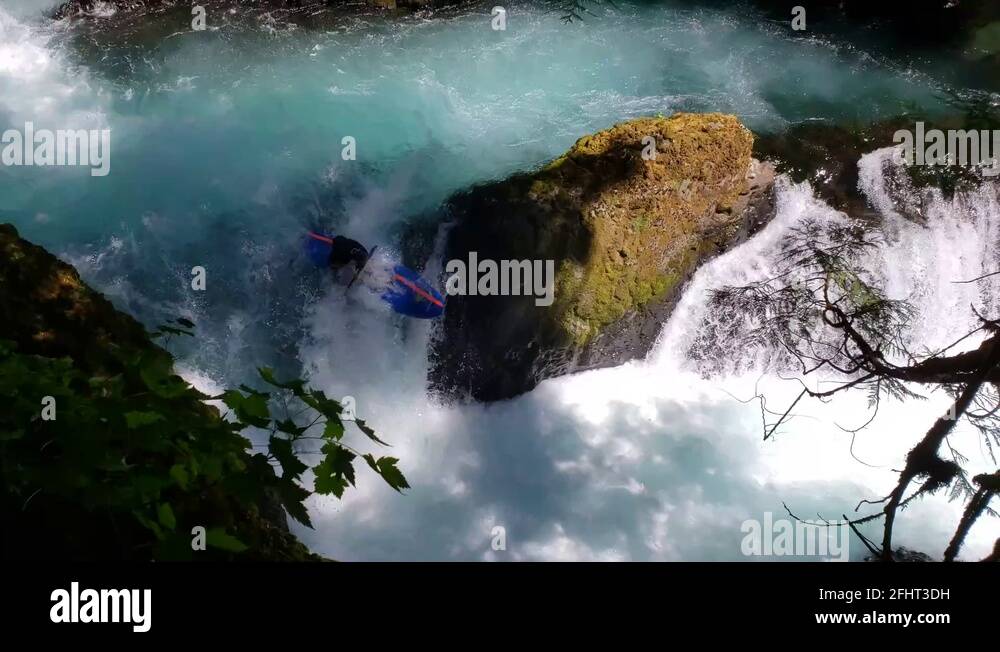 Kayaker waterfall Stock Videos & Footage - HD and 4K Video Clips - Alamy