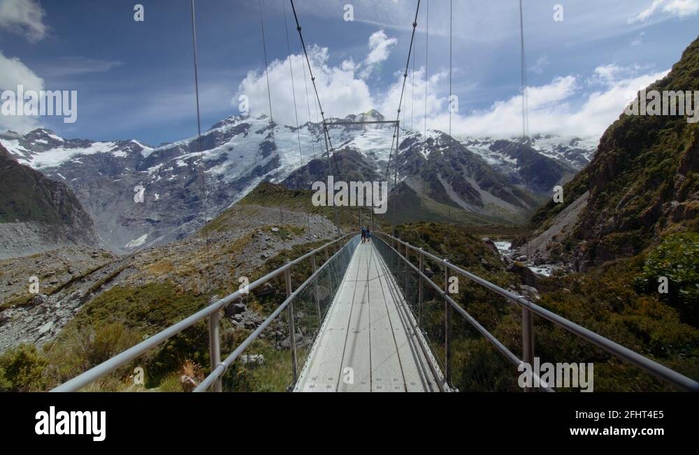 Mount cook bridge new zealand Stock Videos & Footage - HD and 4K Video ...
