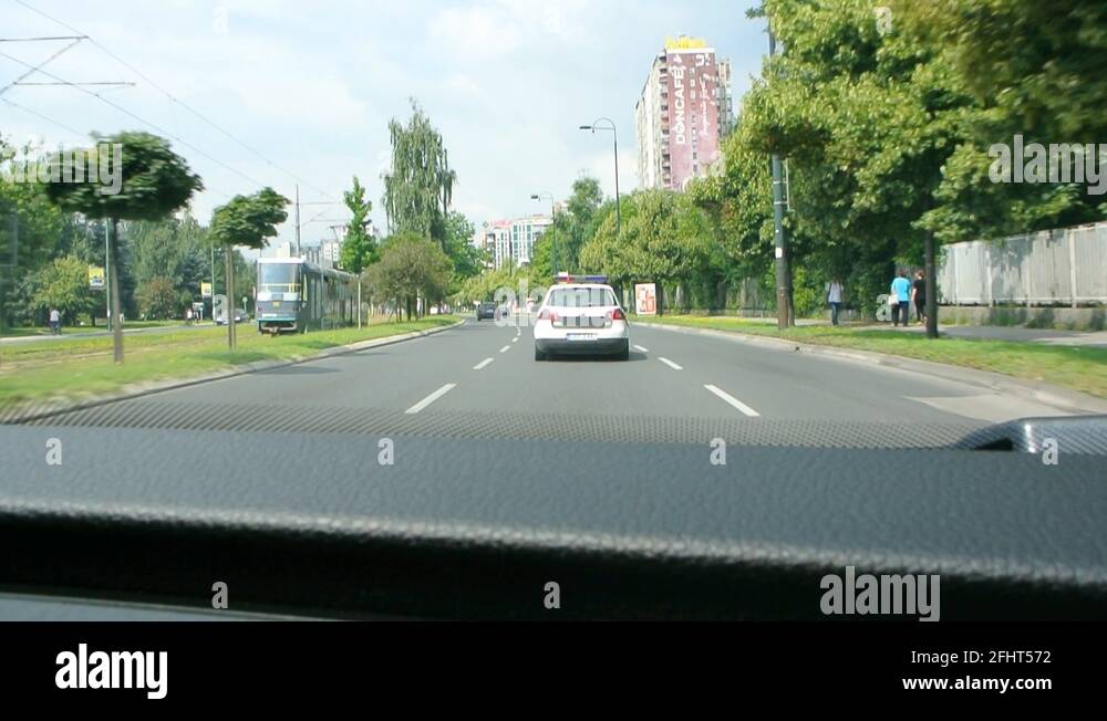 Police driving police car inside view Stock Videos & Footage - HD and ...