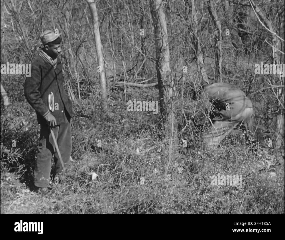 Scene of African American people living under poverty - 1963 Stock ...