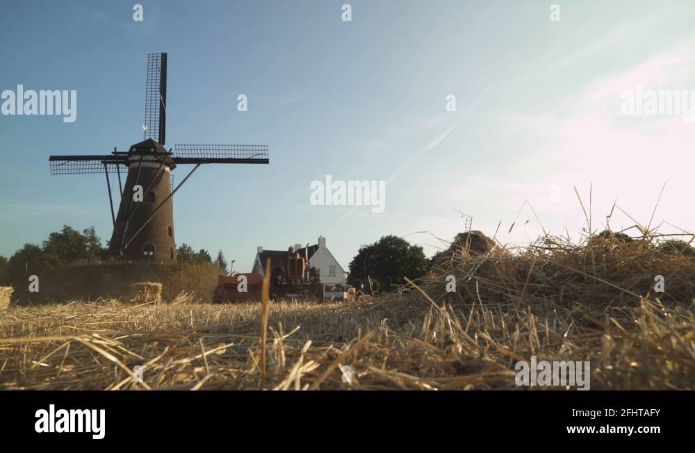 Hay bales and windmill Stock Videos & Footage - HD and 4K Video Clips ...