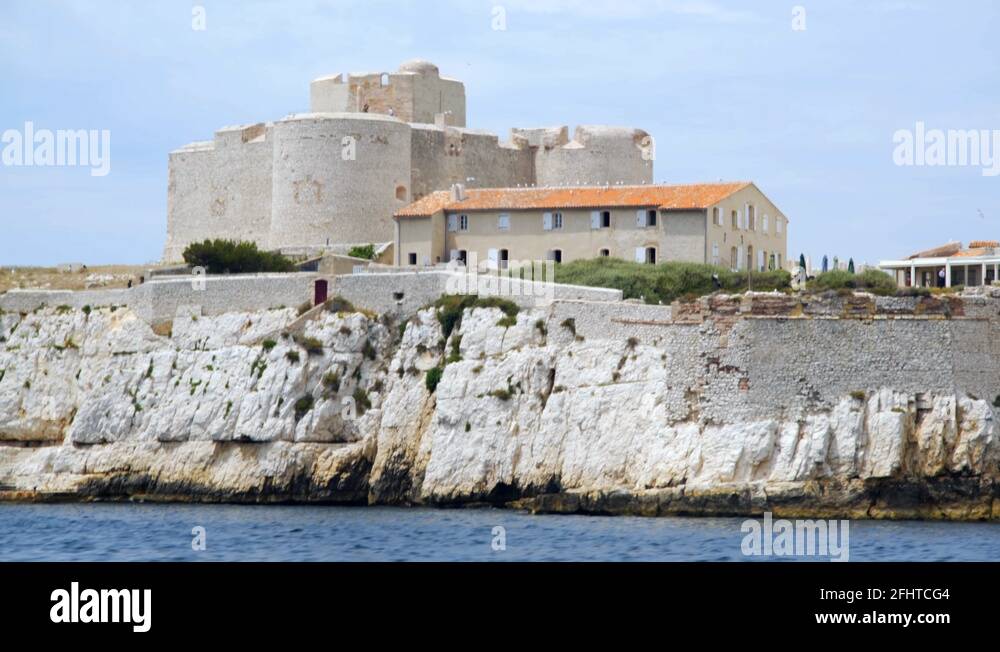 If Chateau Castle island, French Riviera, historical landmark ...
