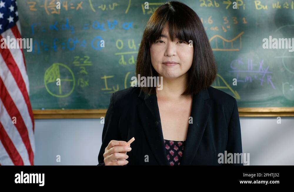 Portrait of a teacher teaching in a classroom Stock Videos & Footage ...
