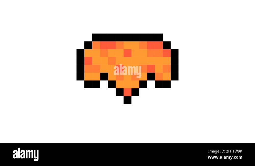 Pixel Art Bomb Explosion. 4K Animation Stock Video Footage - Alamy