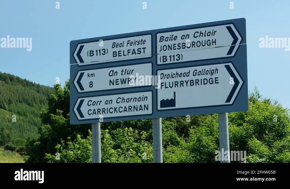 Northern ireland border sign Stock Videos & Footage - HD and 4K Video ...