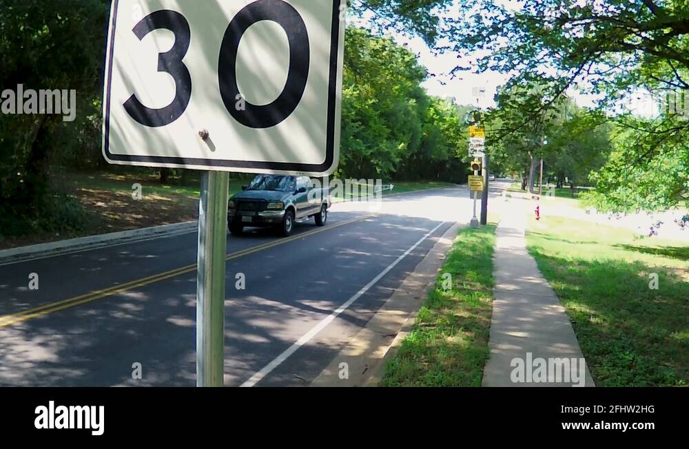 Roadside speed limit sign Stock Videos & Footage - HD and 4K Video ...
