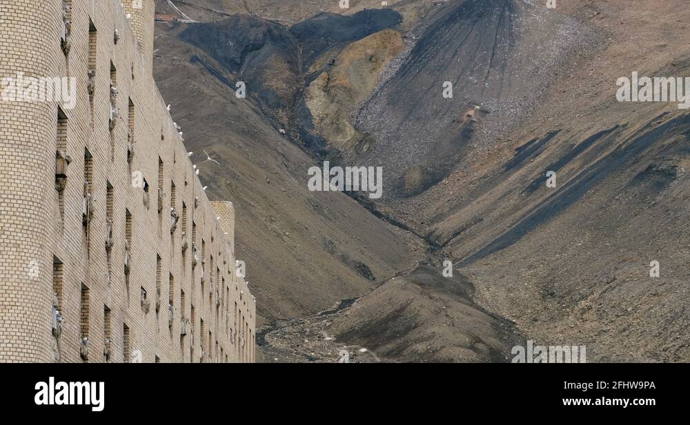 Abandoned russian mining town pyramiden Stock Videos & Footage - HD and ...