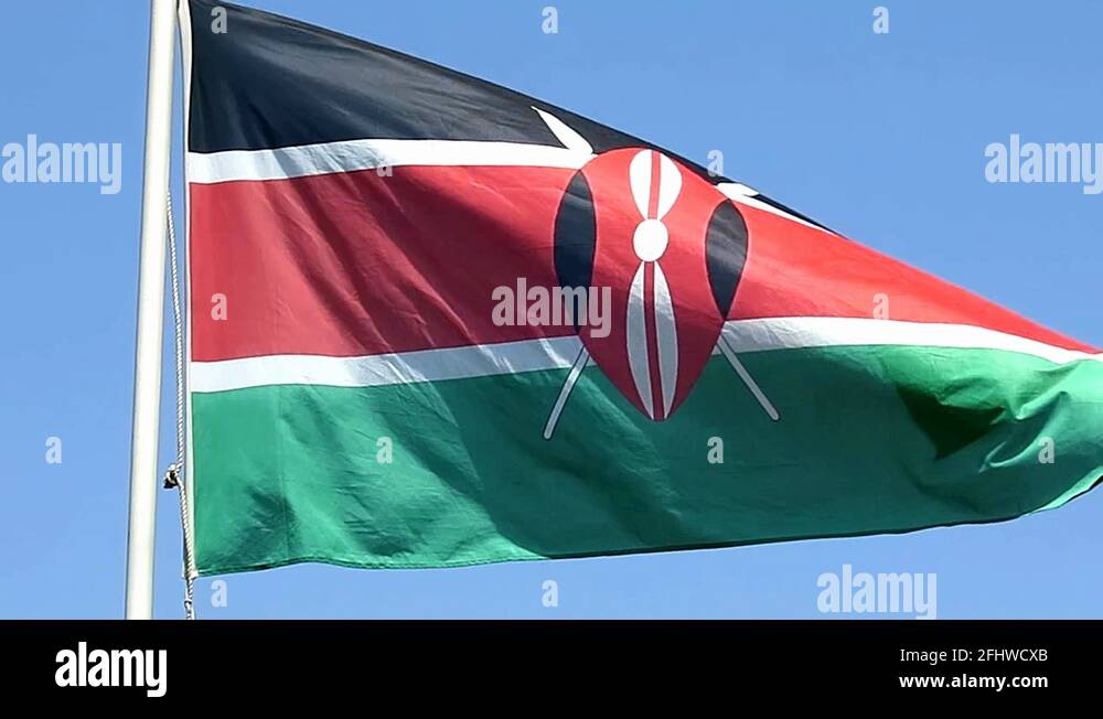 Kenyan flag Stock Videos & Footage - HD and 4K Video Clips - Alamy