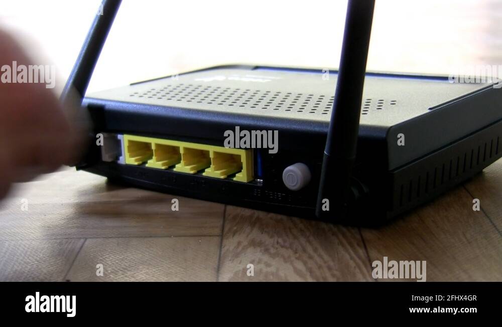 Wires into modem Stock Videos & Footage - HD and 4K Video Clips - Alamy