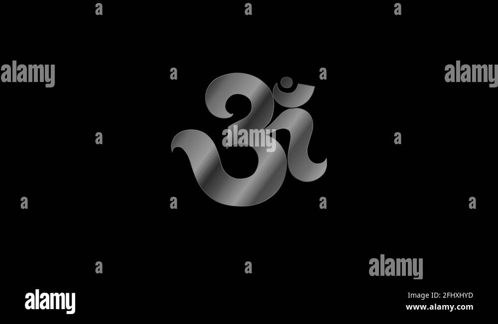 AUM Religious symbol Animation, Particle Animation of Religious Icon ...