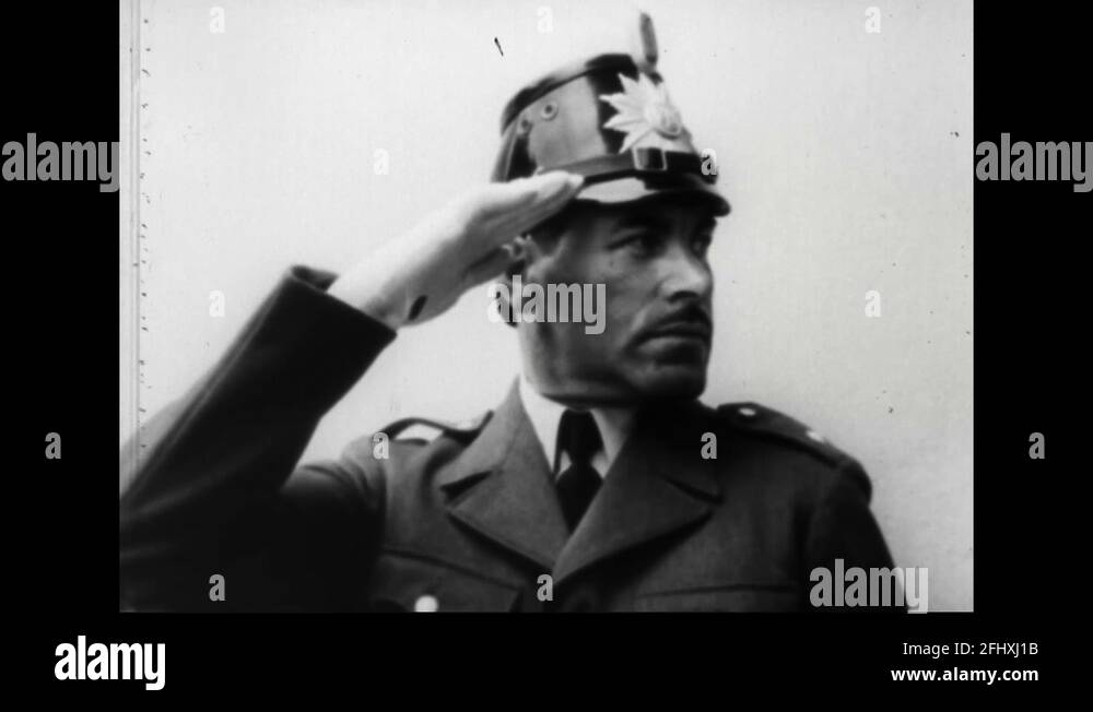 Officer salute minister Theodor blank as he arrives for official ...