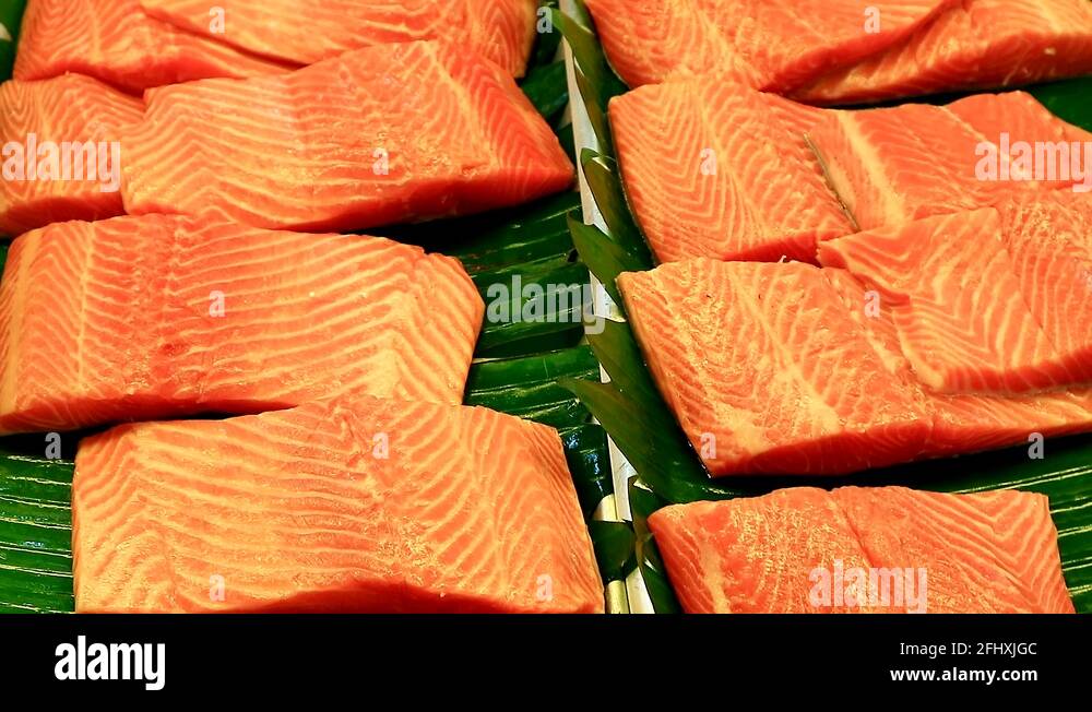 Salmon meat texture Stock Videos & Footage - HD and 4K Video Clips - Alamy