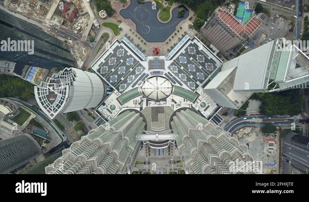 unique Petronas Symmetry towers skyscrapers aerial KL kuala Lumpur ...
