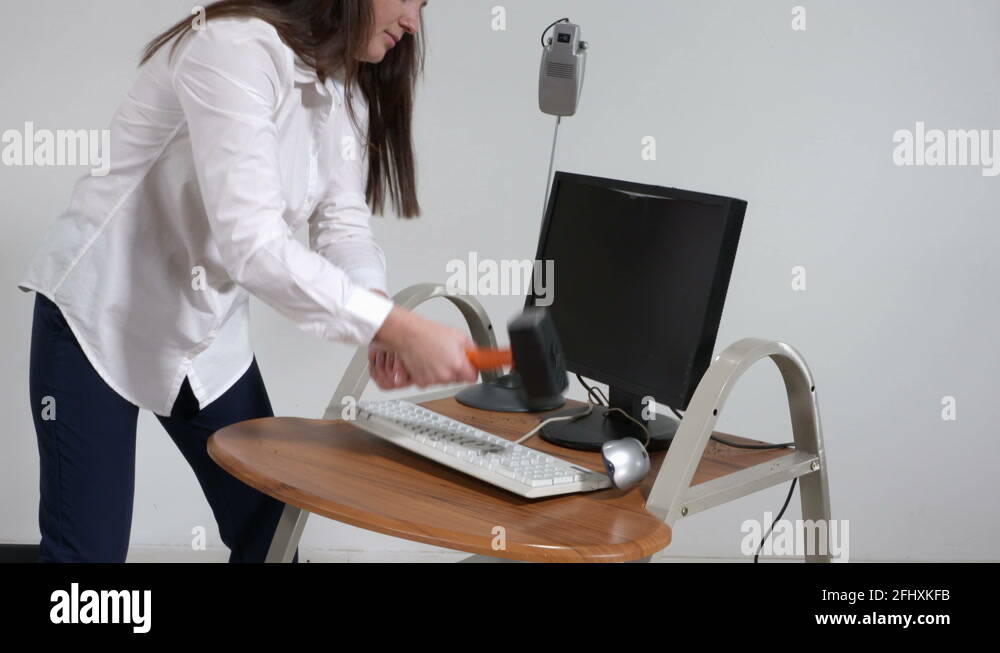 Sledge hammer hitting computer Stock Videos & Footage - HD and 4K Video ...