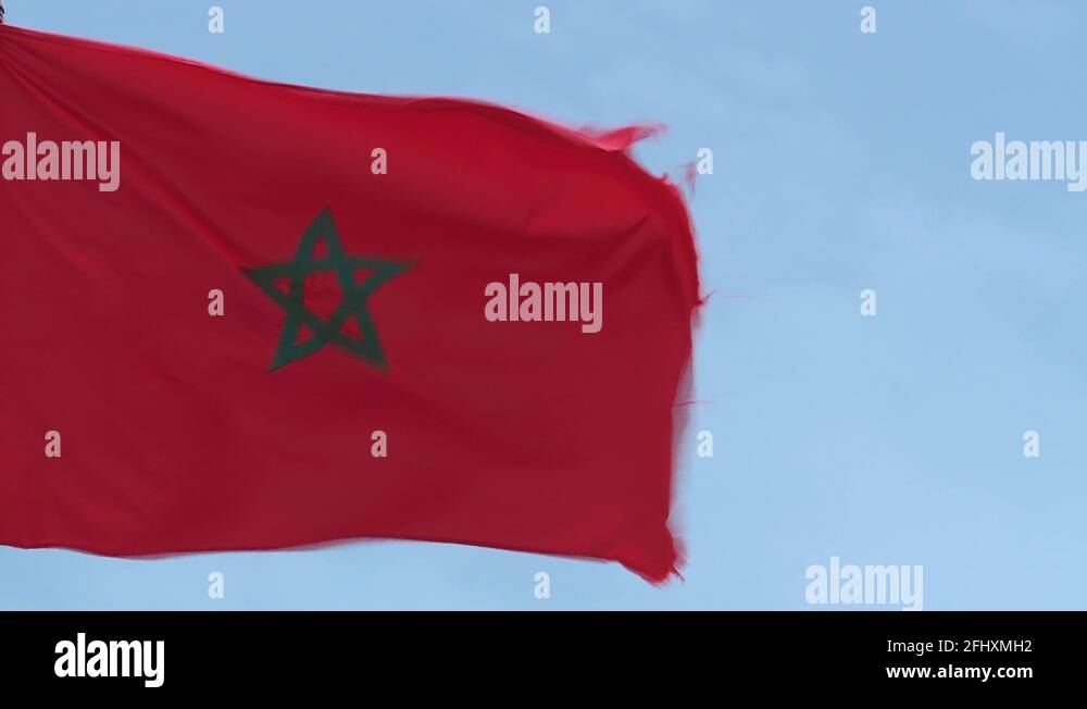 Moroccan national flag green star Stock Videos & Footage - HD and 4K ...