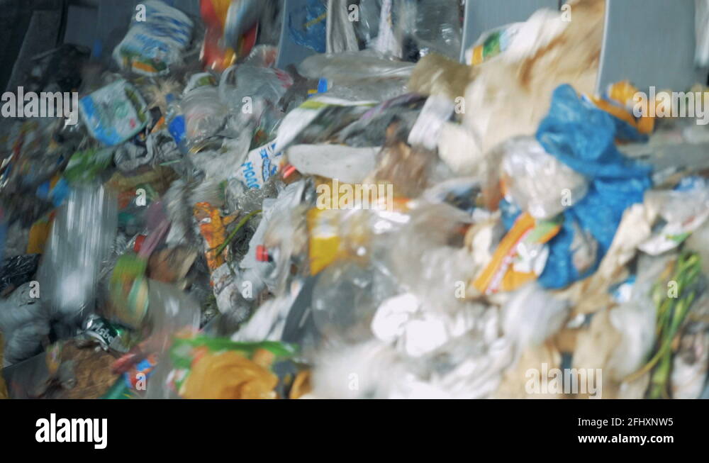 Rubbish waste recycling segregation metal Stock Videos & Footage - HD ...