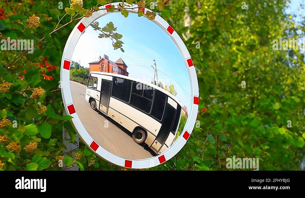 Convex mirror bus Stock Videos & Footage - HD and 4K Video Clips - Alamy