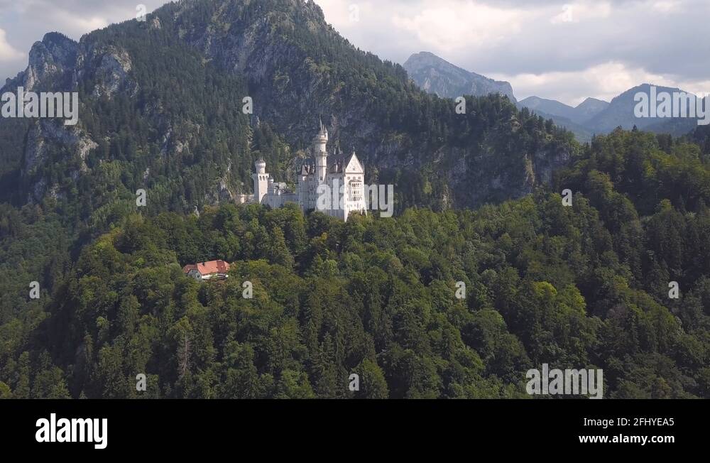 Aerial view of neuschwanstein castle Stock Videos & Footage - HD and 4K ...