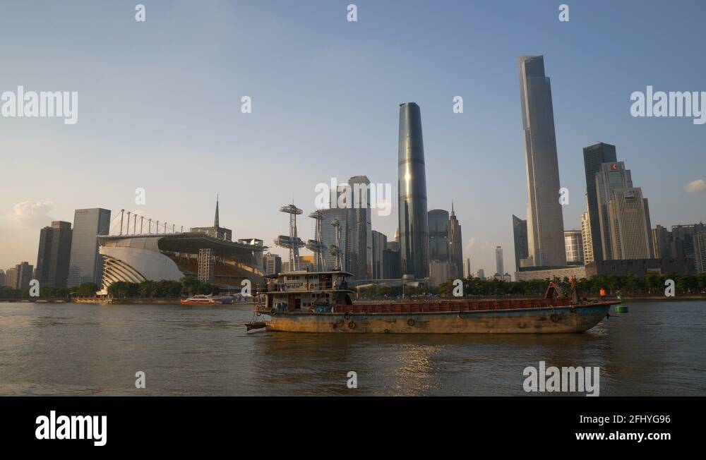 Guangzhou famous pearl river new city Stock Videos & Footage - HD and ...