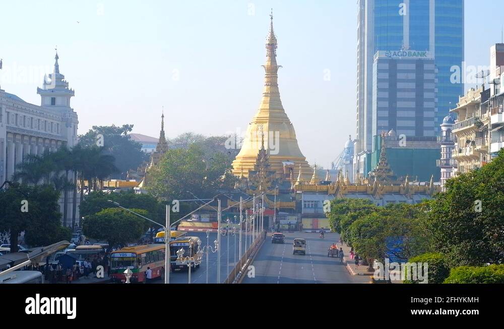 Golden temple in yangon myanmar Stock Videos & Footage - HD and 4K ...