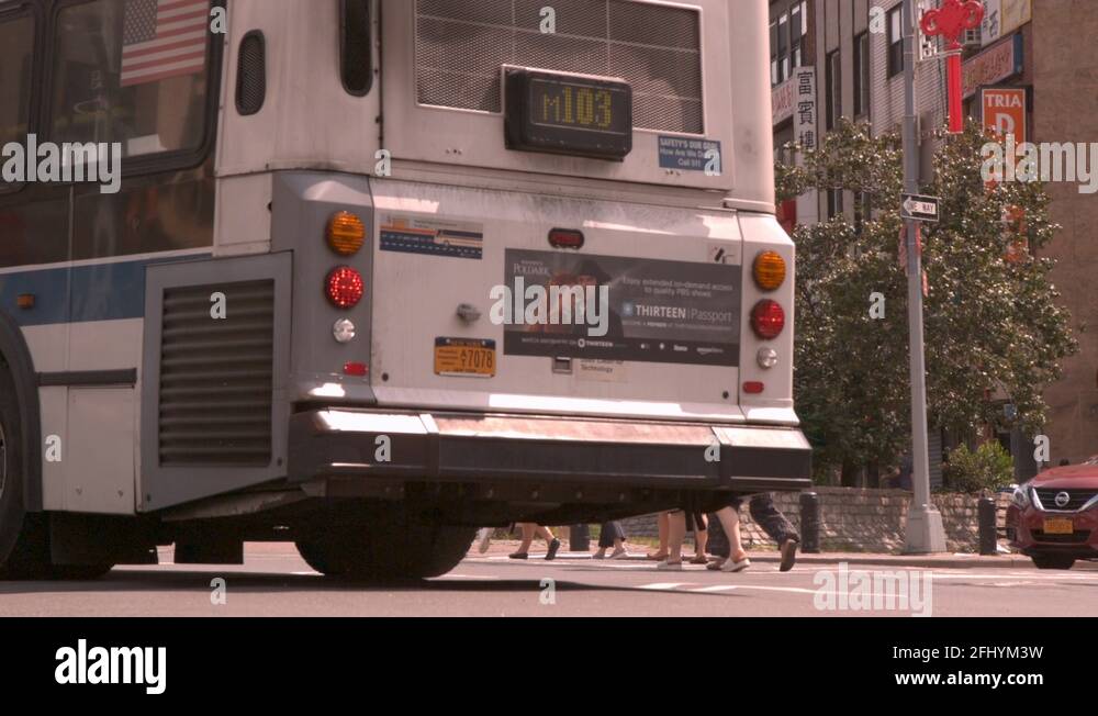 Nyc transit bus Stock Videos & Footage - HD and 4K Video Clips - Alamy