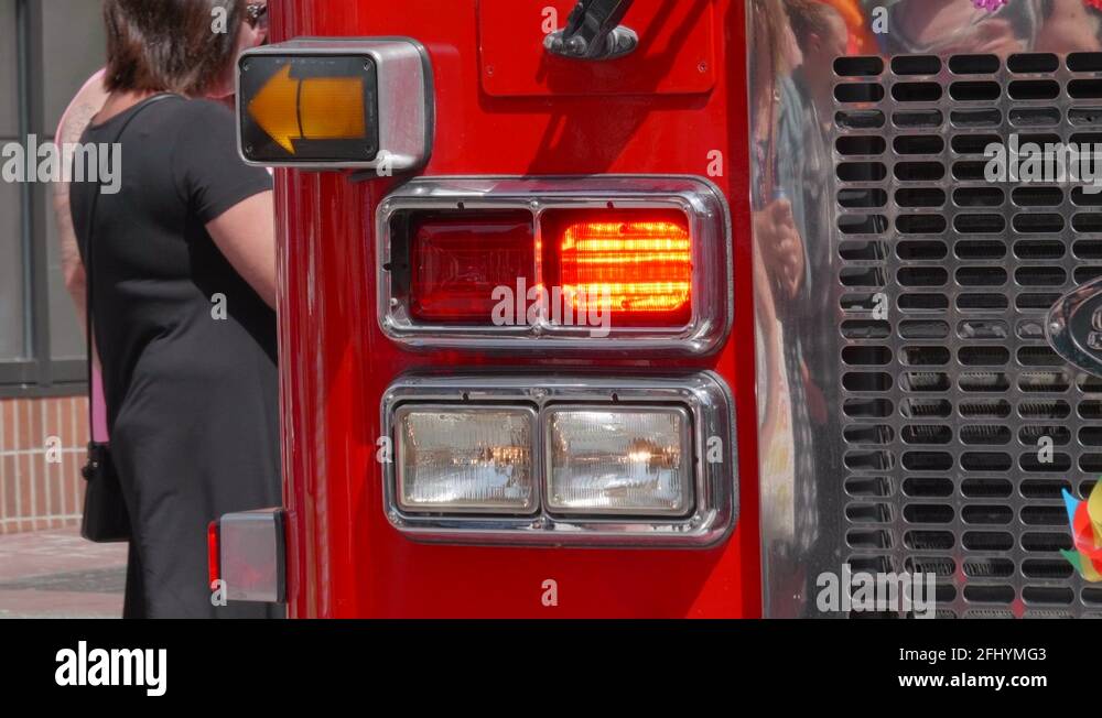 Fire Engine Lights, Firefighter Red Emergency Lights Flashing, Fire ...