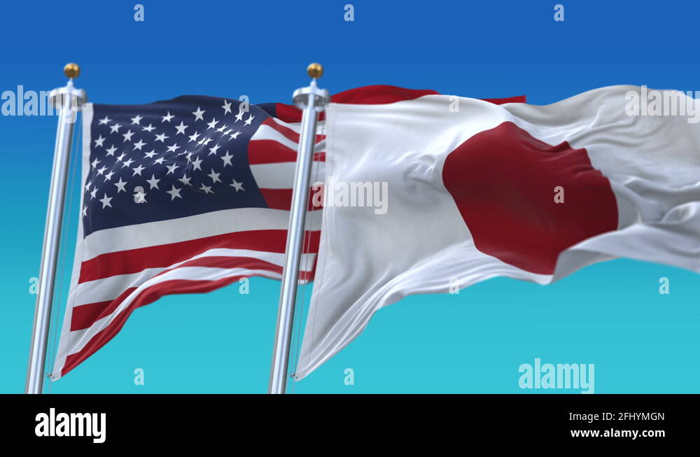 Flags of usa and japan Stock Videos & Footage - HD and 4K Video Clips ...