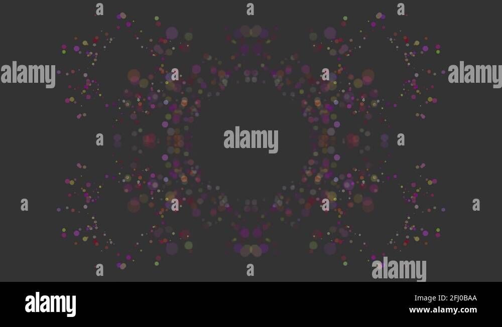 Animated spinning multi color particles Stock Video Footage - Alamy