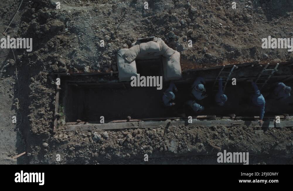 World war one wwi german army trench warfare trenches Stock Videos ...