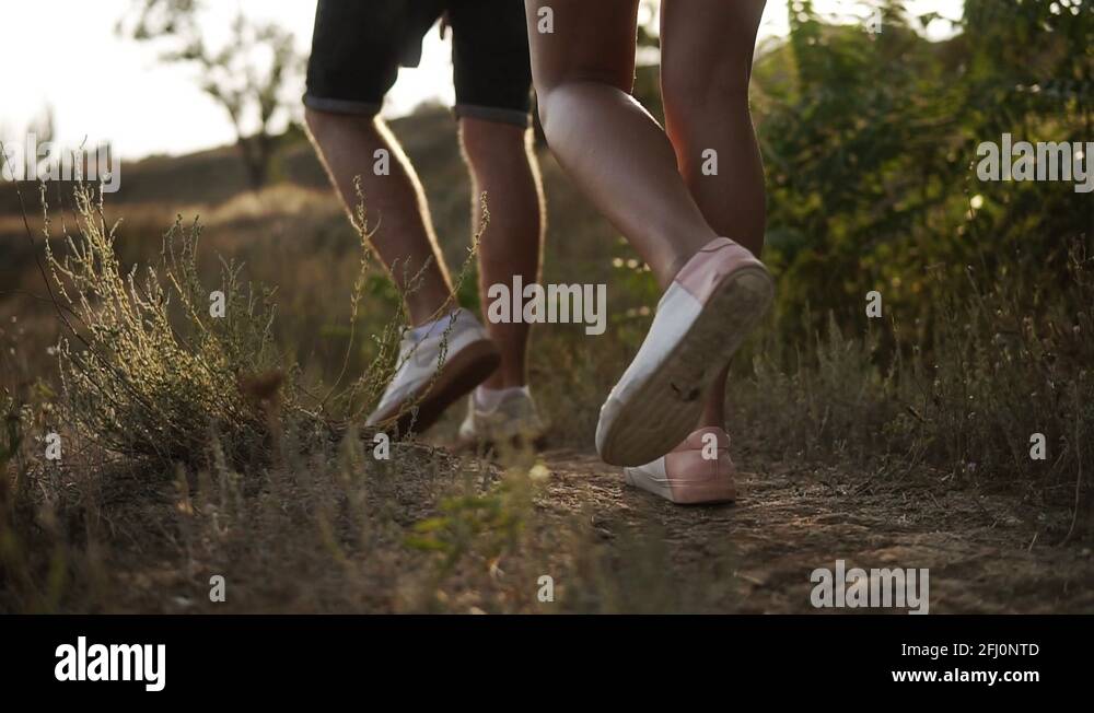 Male female feet rear view Stock Videos & Footage - HD and 4K Video ...