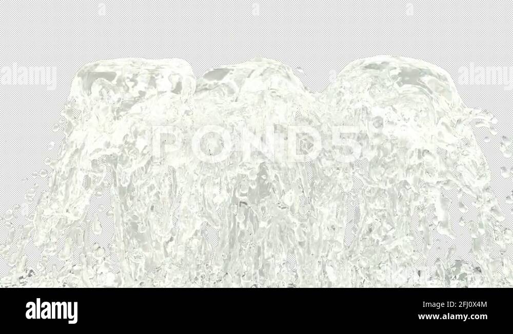 Animated three fountains of realistic jet fuel filling container Stock ...