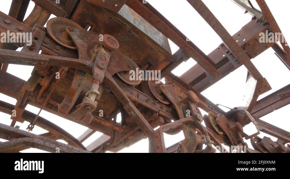 Second station of old Cable Car Chilecito-La Mejicana mine Stock Video ...